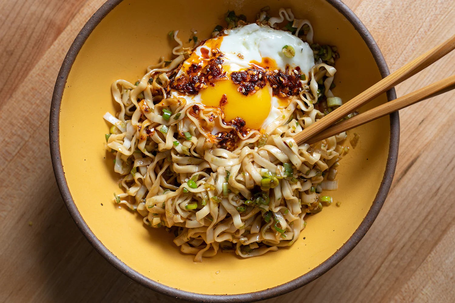 Ginger Scallion Noodles for One – The Cook's Nook