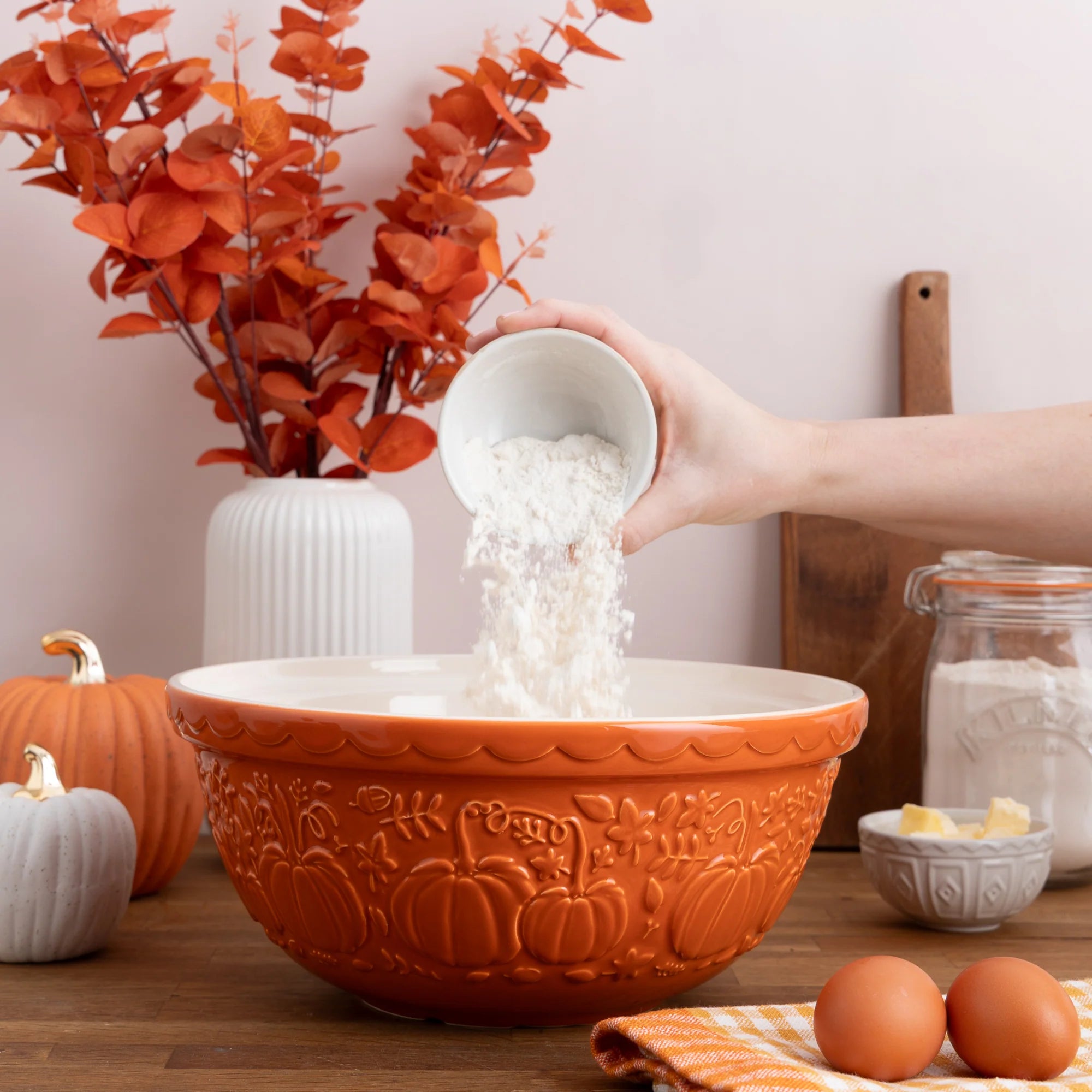 Mason Cash Pumpkin Mixing Bowls – The Cook's Nook