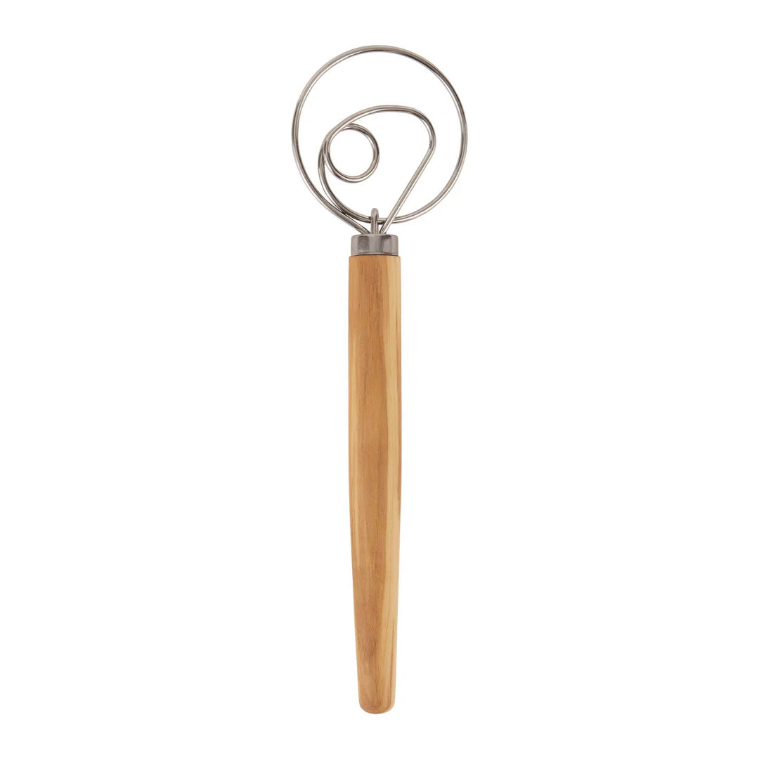 Olive Wood Swedish Dough Whisk – The Cook's Nook