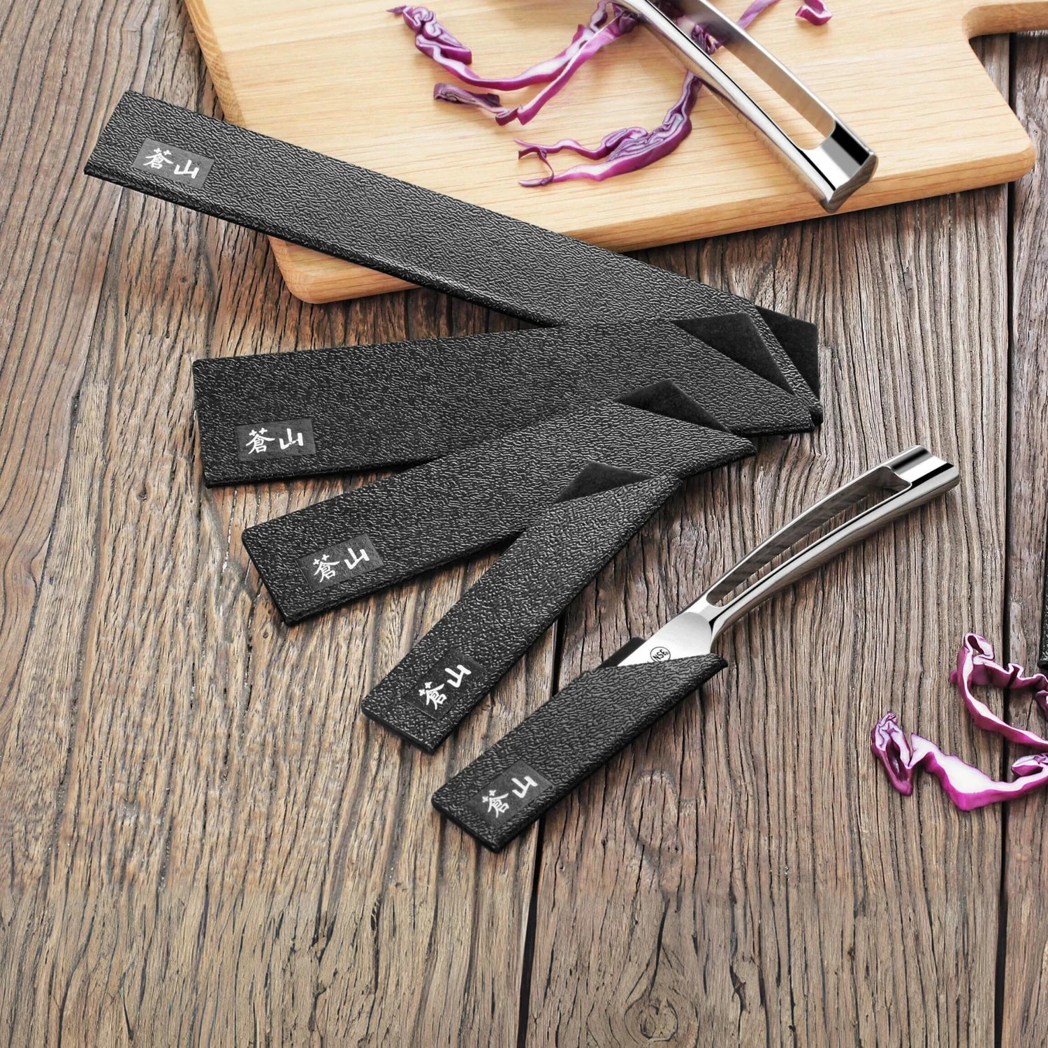 6-Piece Edge Guard Set, Black – The Cook's Nook