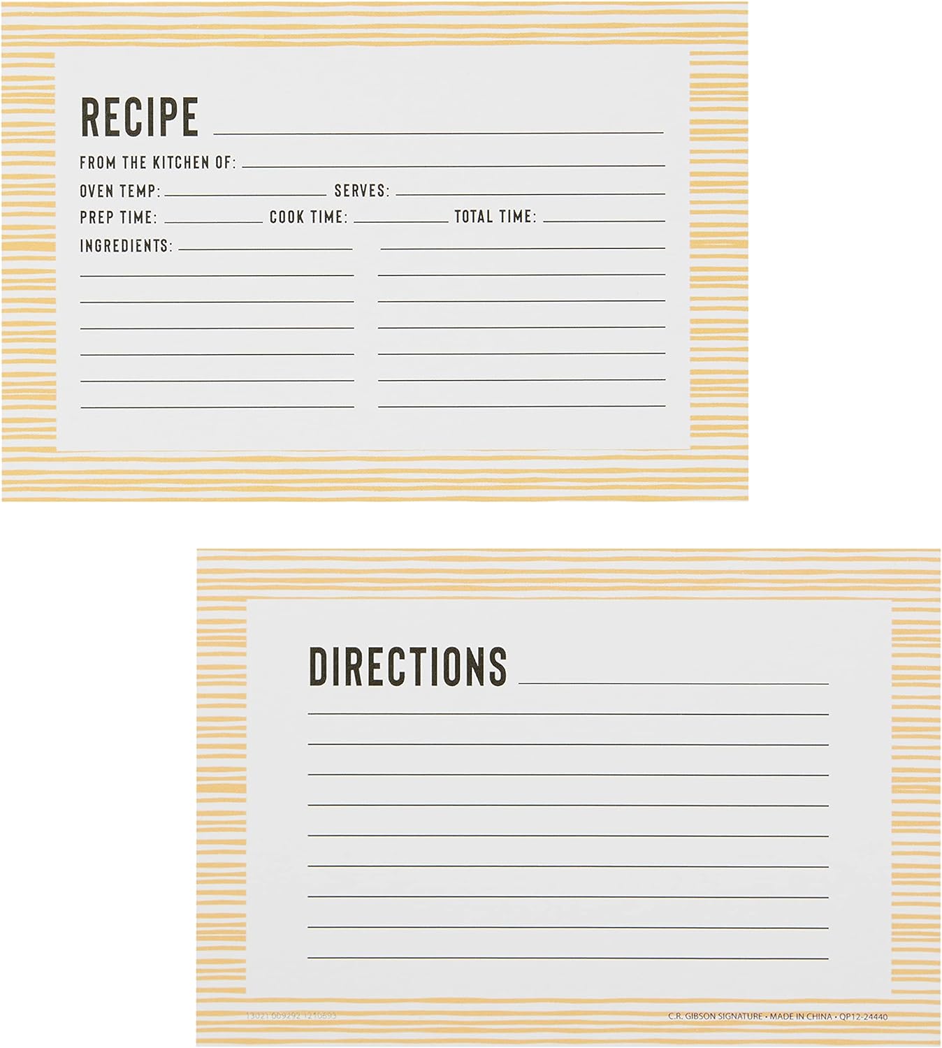 Bloom Recipe Cards – The Cook's Nook