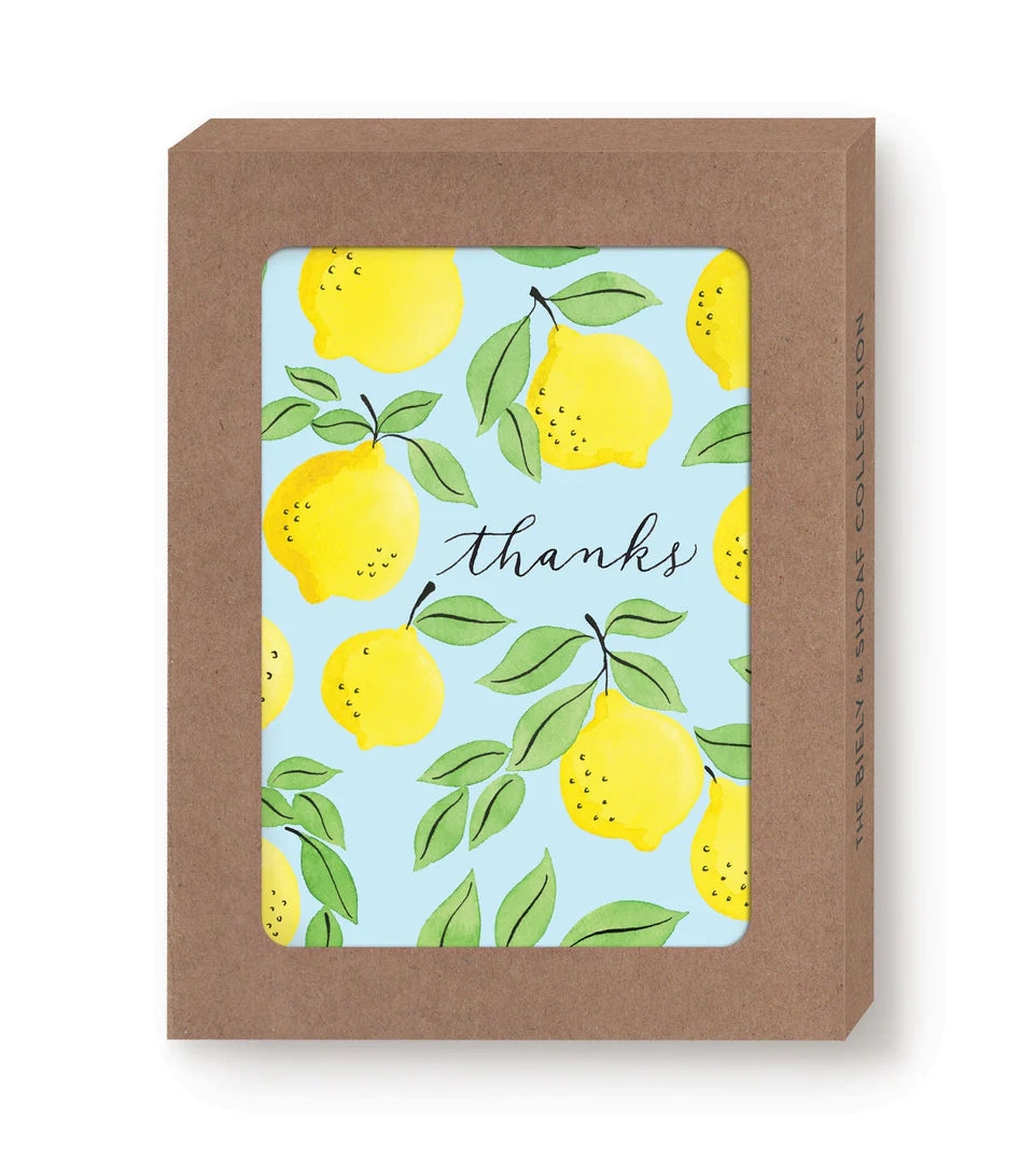 Lemons Thanks Boxed Notes – The Cook's Nook