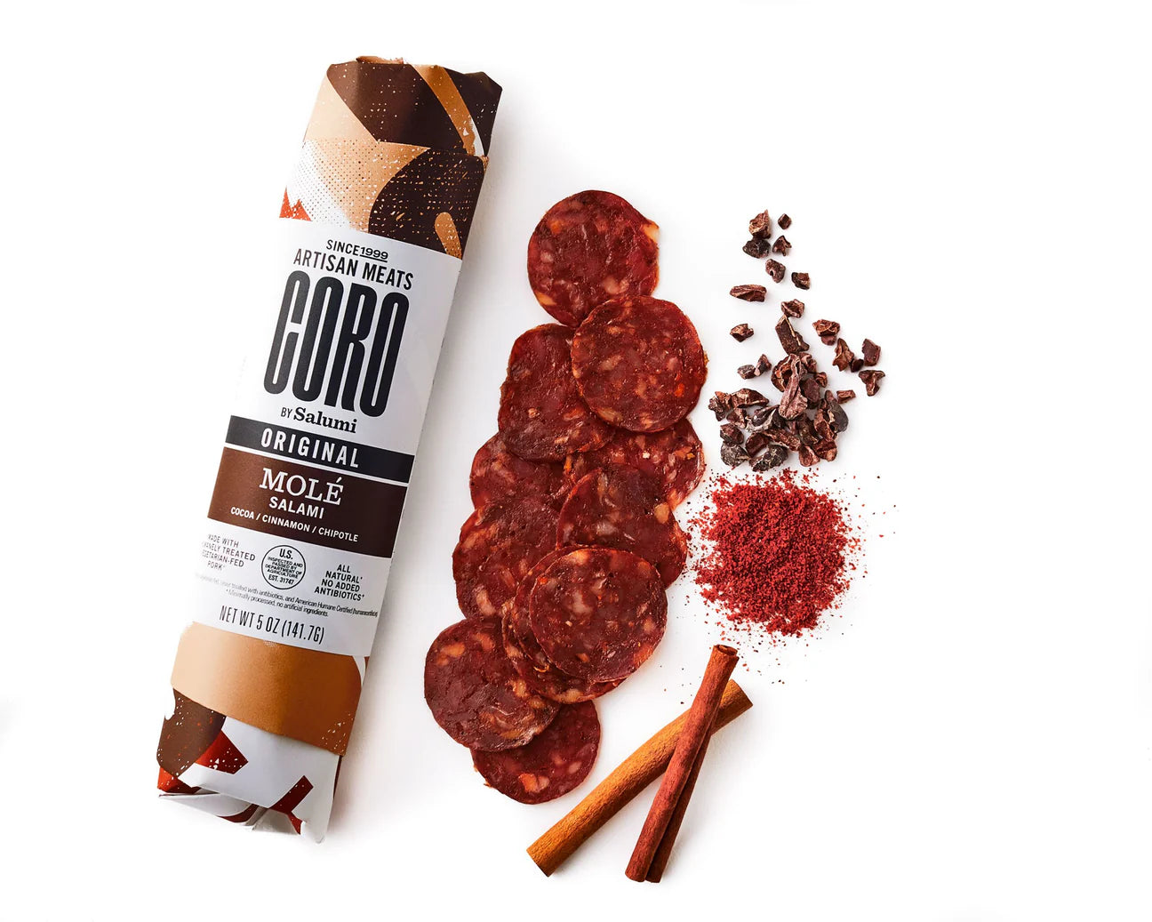 Uncured Mole Salami – The Cook's Nook