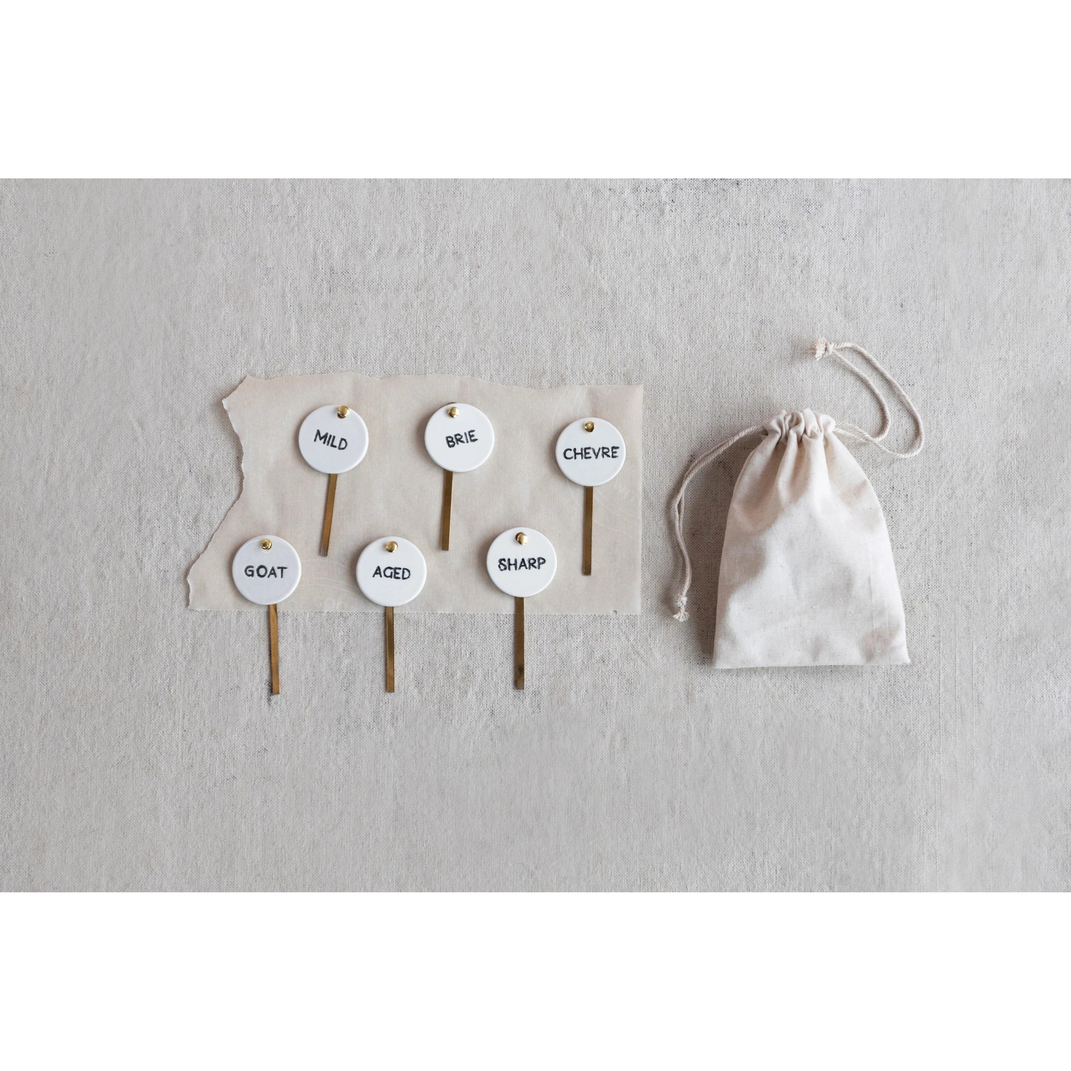 Stoneware and Stainless Steel Cheese Markers – The Cook's Nook