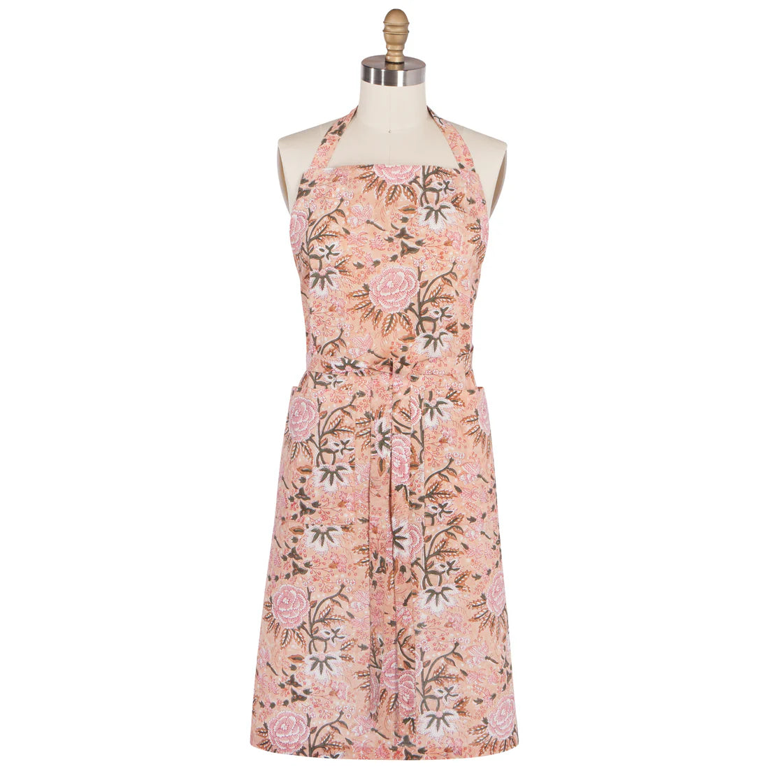 Block Print Apron - Blossom – The Cook's Nook
