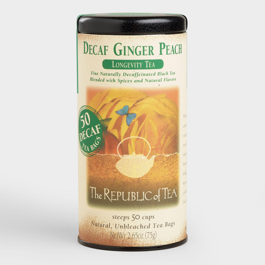 Decaf Ginger Peach Tea Bags – The Cook's Nook