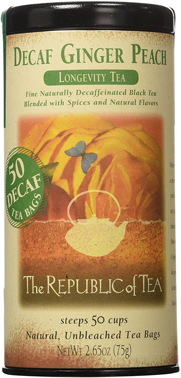 Decaf Ginger Peach Tea Bags – The Cook's Nook