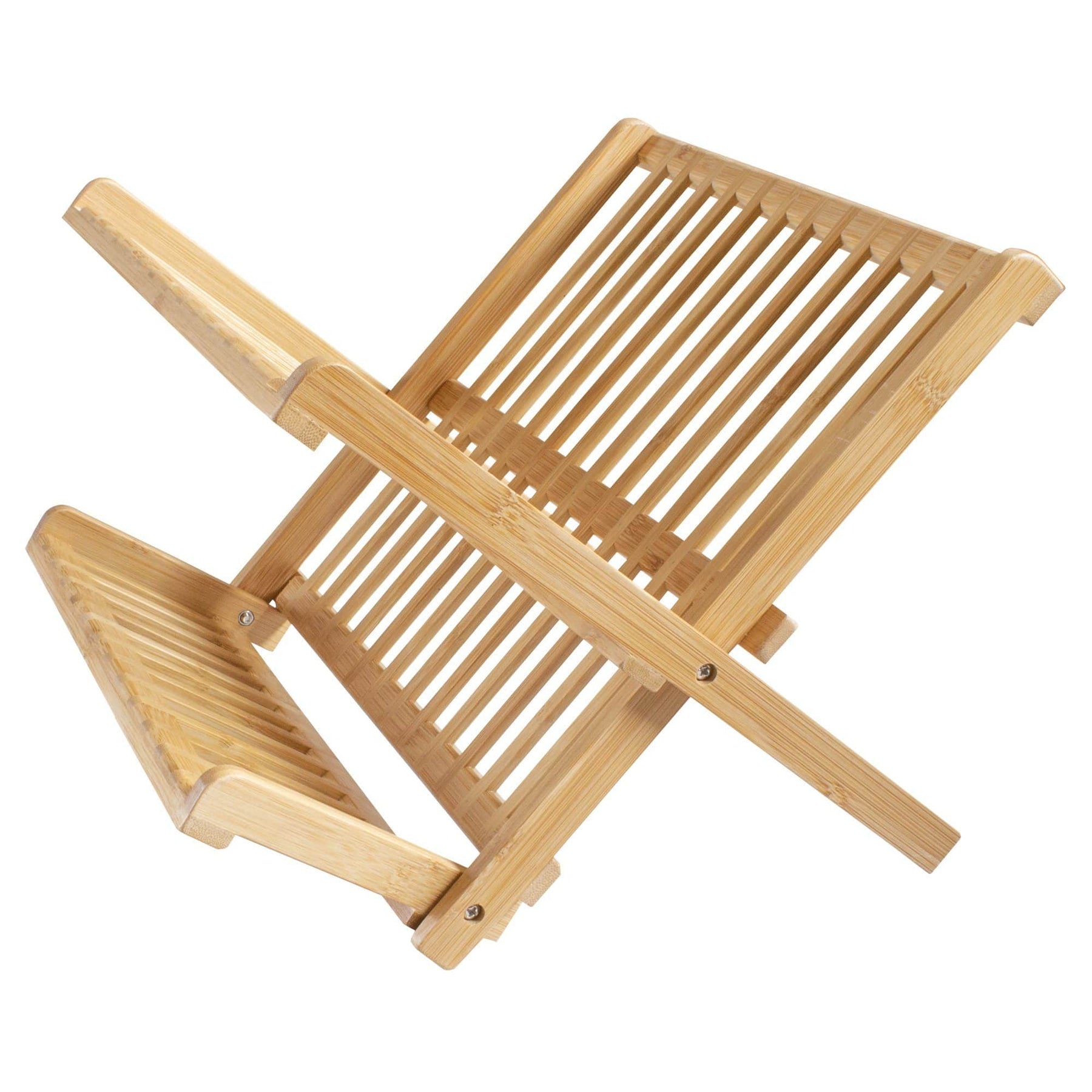 Totally Bamboo Compact Collapsible Bamboo Dish Drying Rack – The Cook's ...